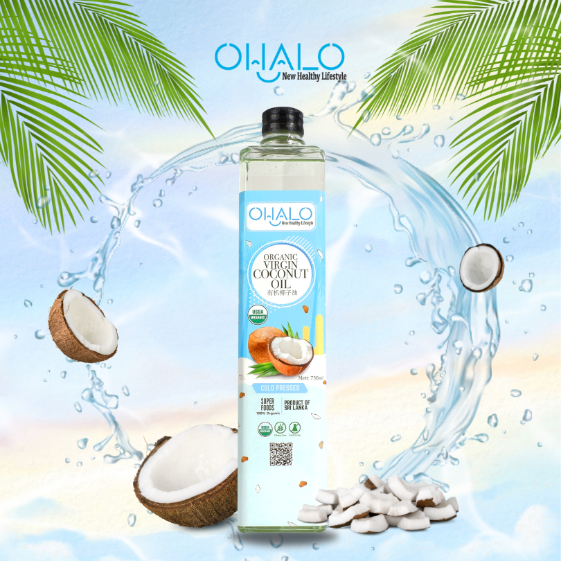 OHALO Organic Virgin Coconut Oil 750ml